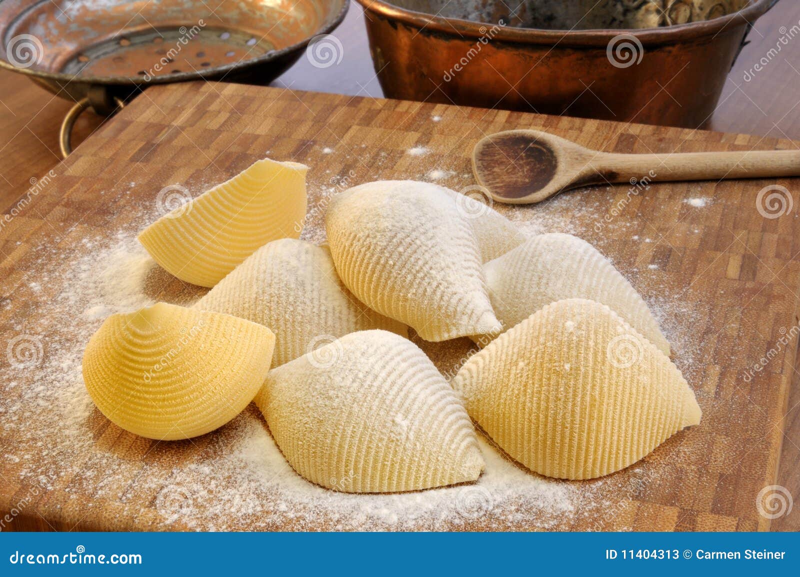 Pasta shells stock image. Image of table, traditional - 11404313