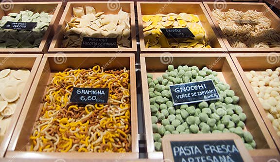 Pasta shop stock image. Image of delicatessen, speciality - 24728561