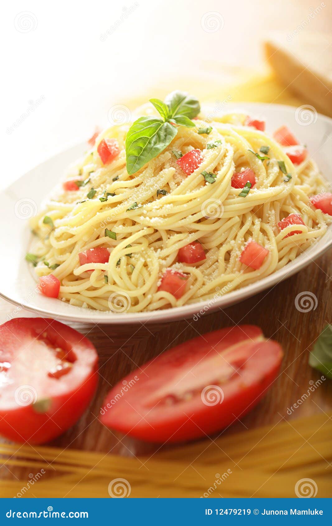 Pasta Shot with Ingredients Stock Image - Image of fresh, herbs: 12479219