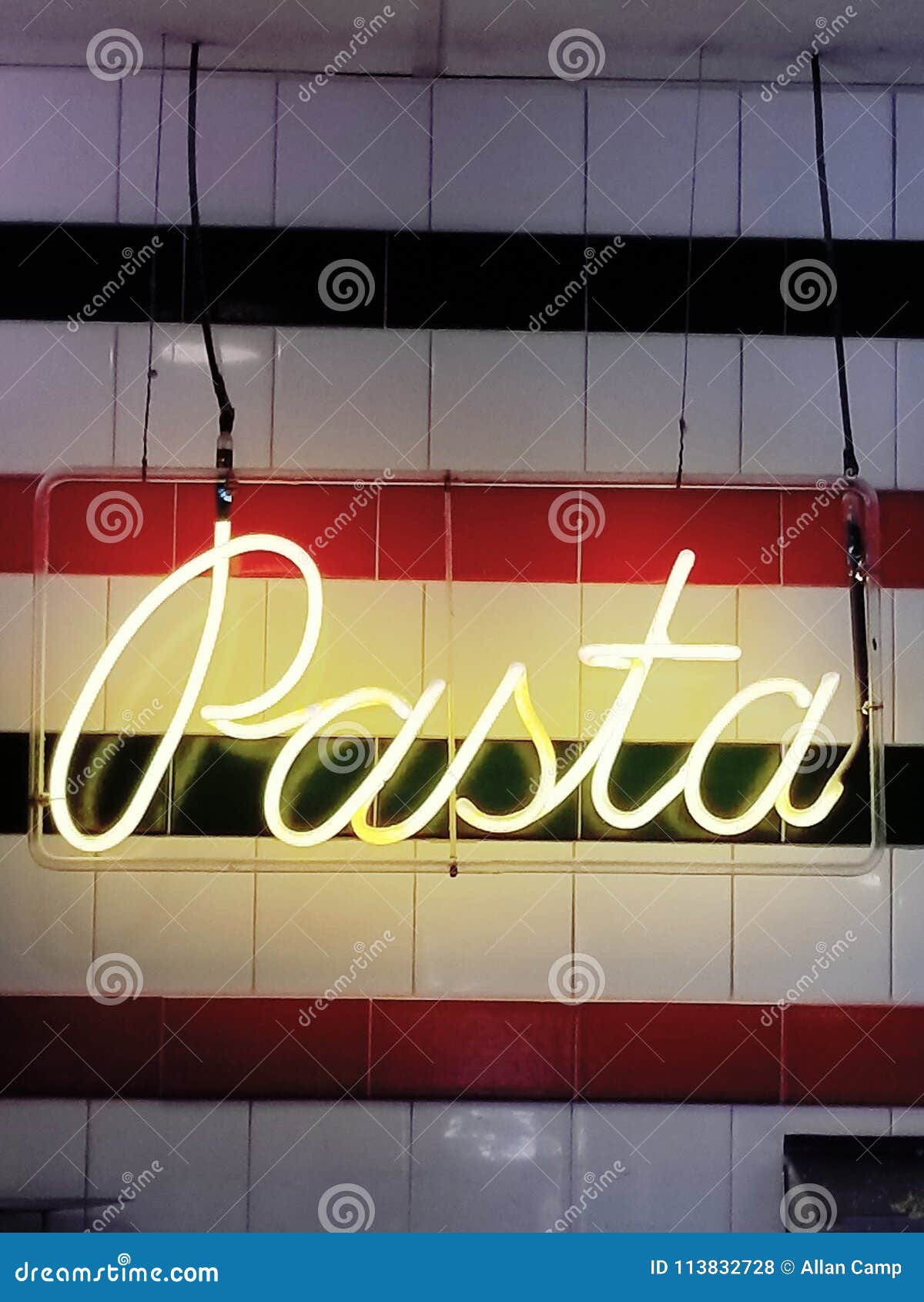 Pasta Sign stock photo. Image of pasta, italian, sign - 113832728