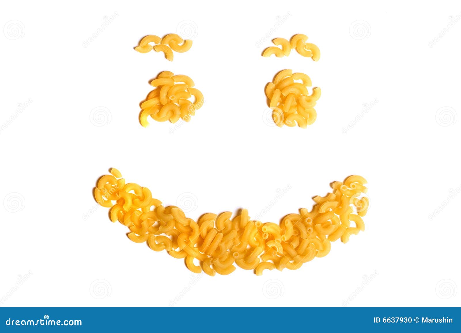 Pasta smile stock photo. Image of macaroni, italian, cuisine - 6637930
