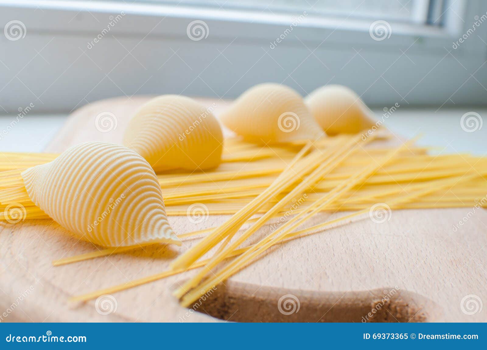 Pasta and Spaghetti Uncooked Stock Image - Image of close, shape: 69373365