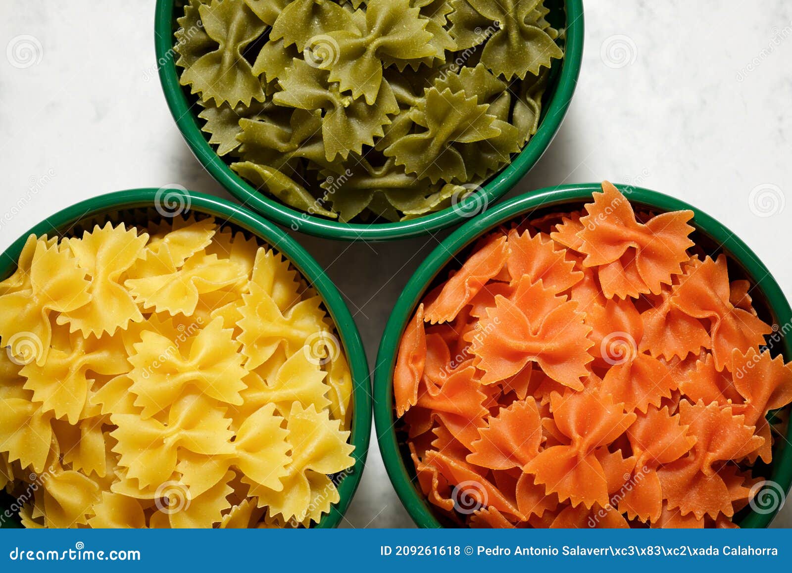 Pasta ties close up stock photo. Image of collection - 209261618