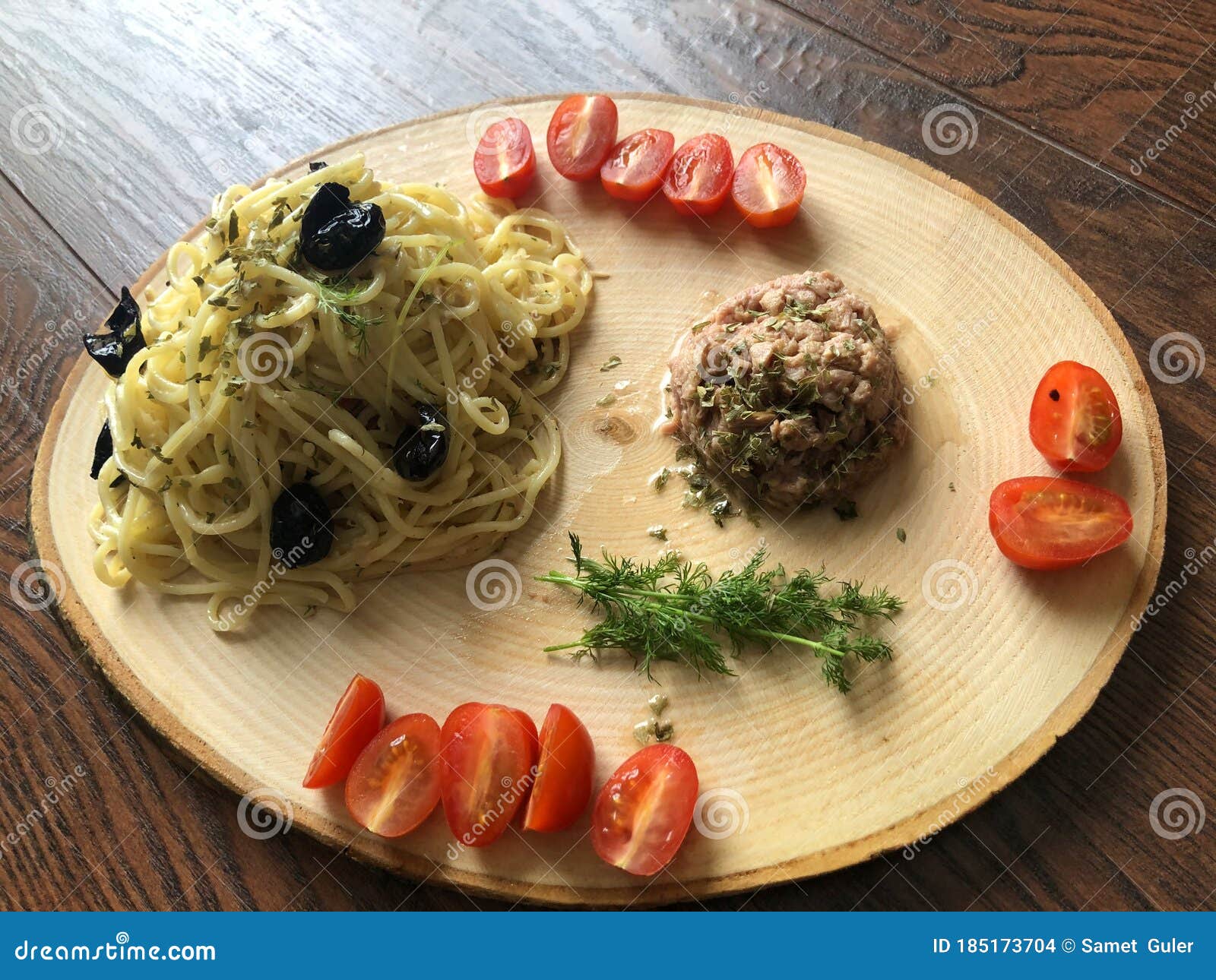 Pasta with Tuna Fish, Italian Style. Stock Photo - Image of fresh ...