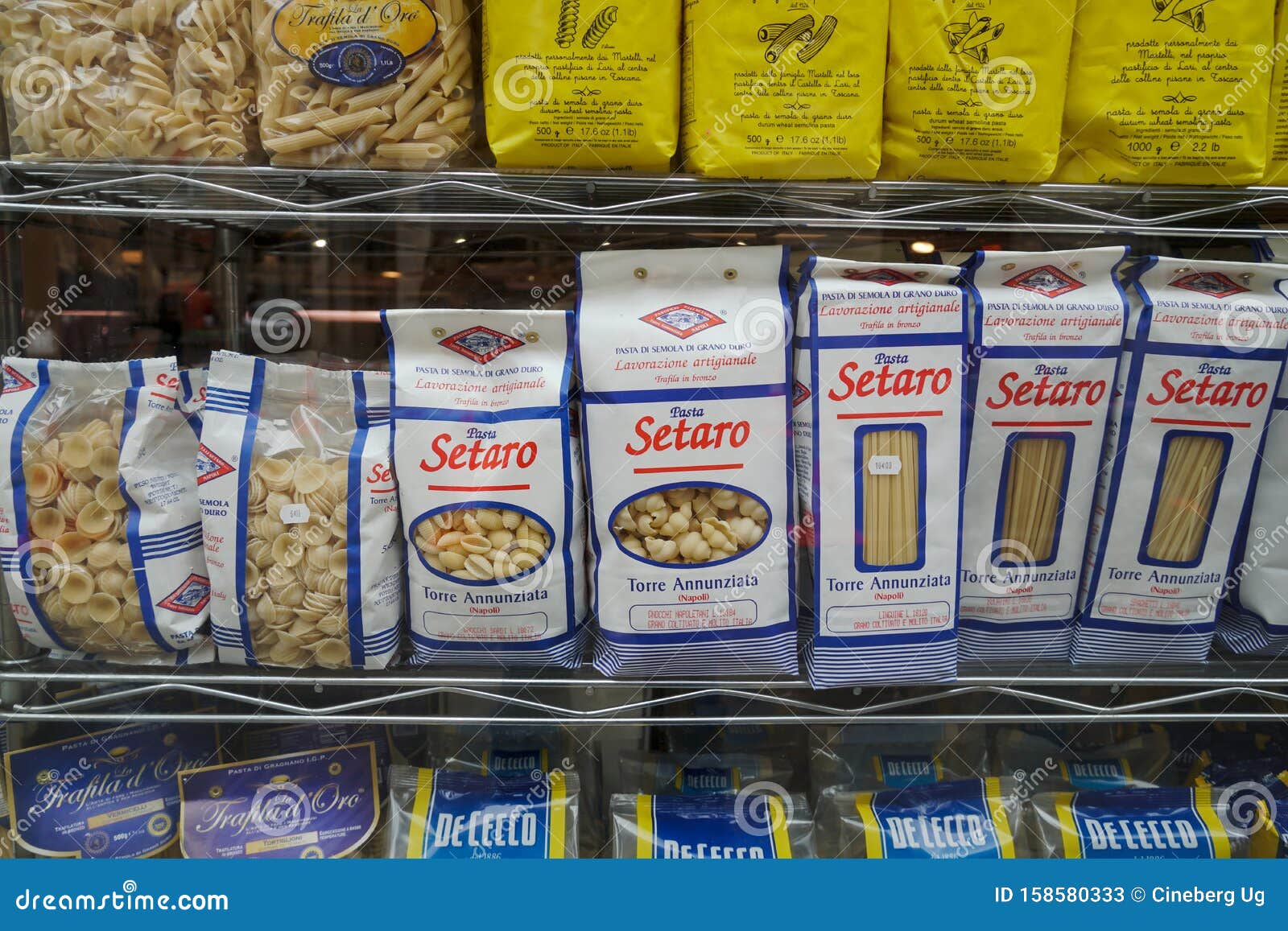 Pastas Setaro a la venta foto de archivo editorial. Imagen de receta ...