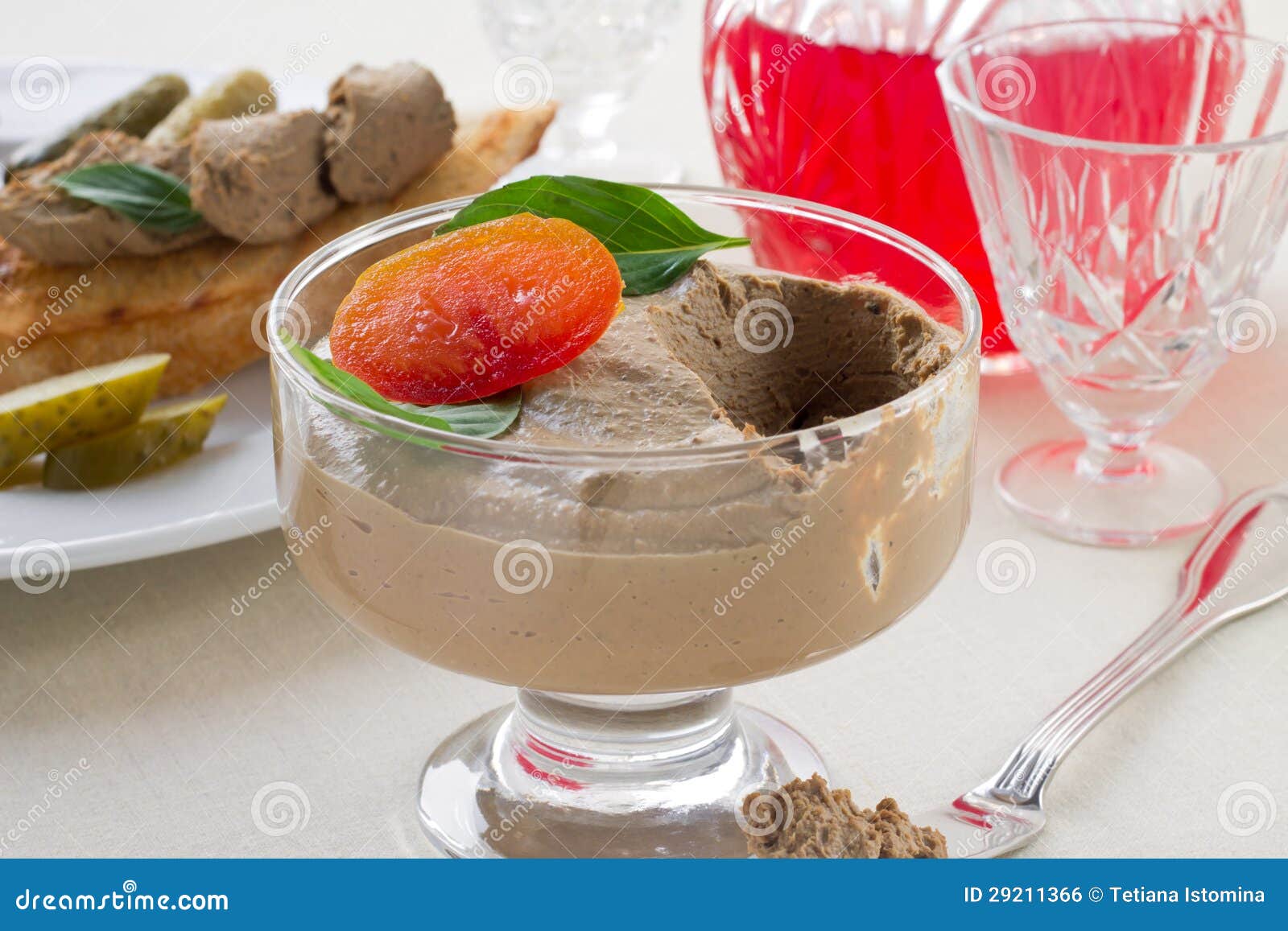 Paste from a chicken liver stock photo. Image of leaf - 29211366