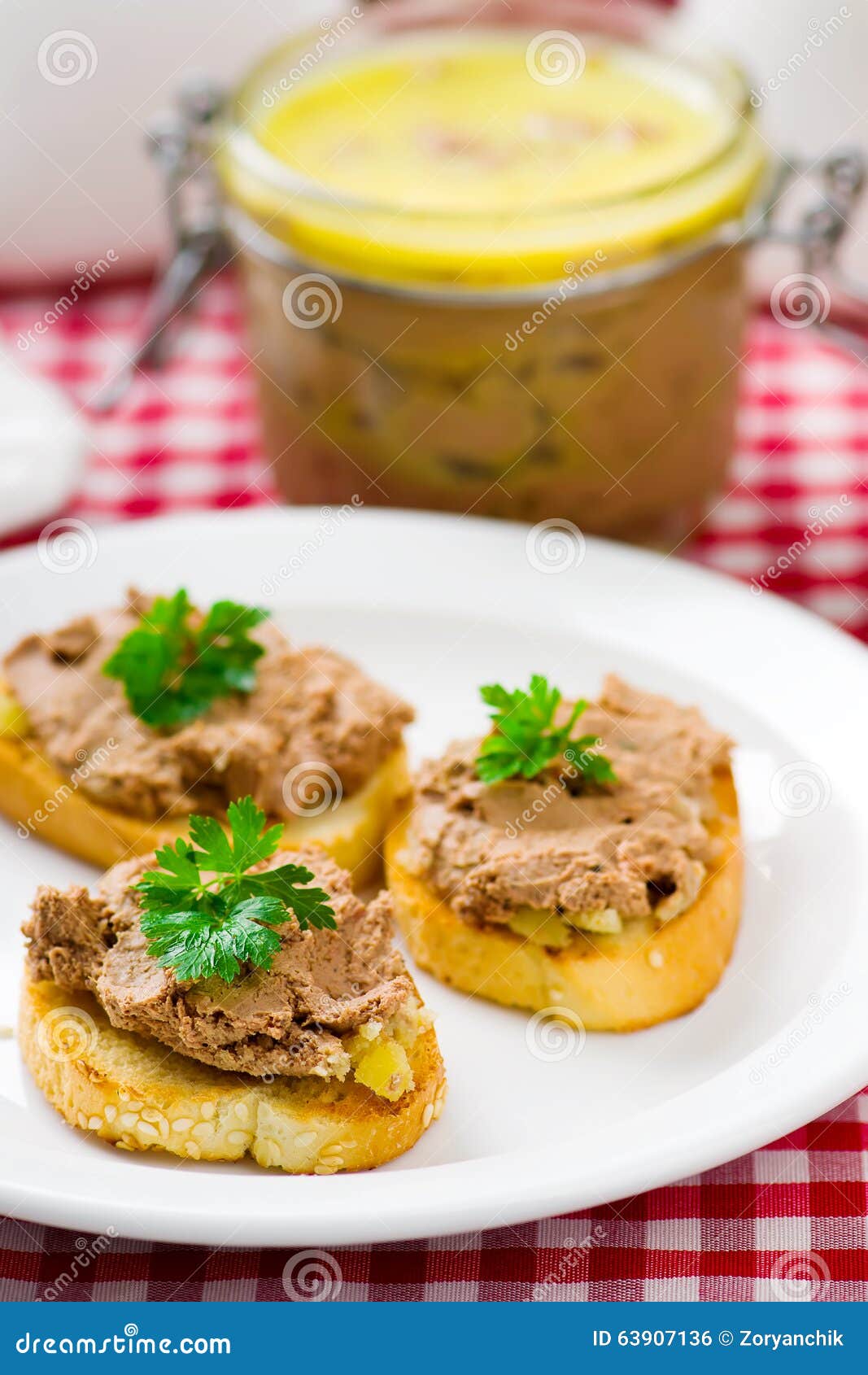 Paste from a Chicken Liver. Stock Photo - Image of snack, pate: 63907136