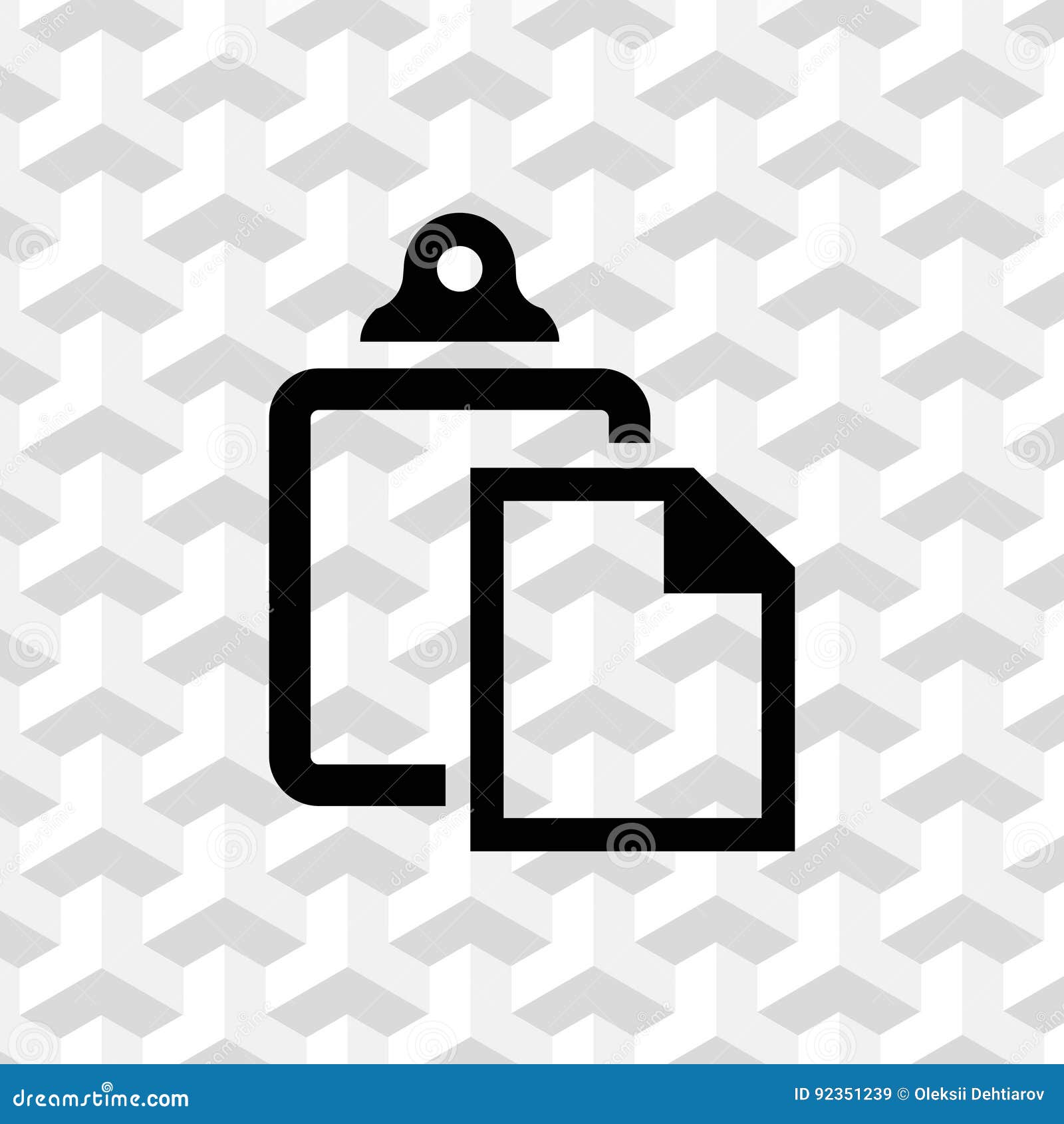 Paste Icon Stock Vector Illustration Flat Design Stock Vector ...