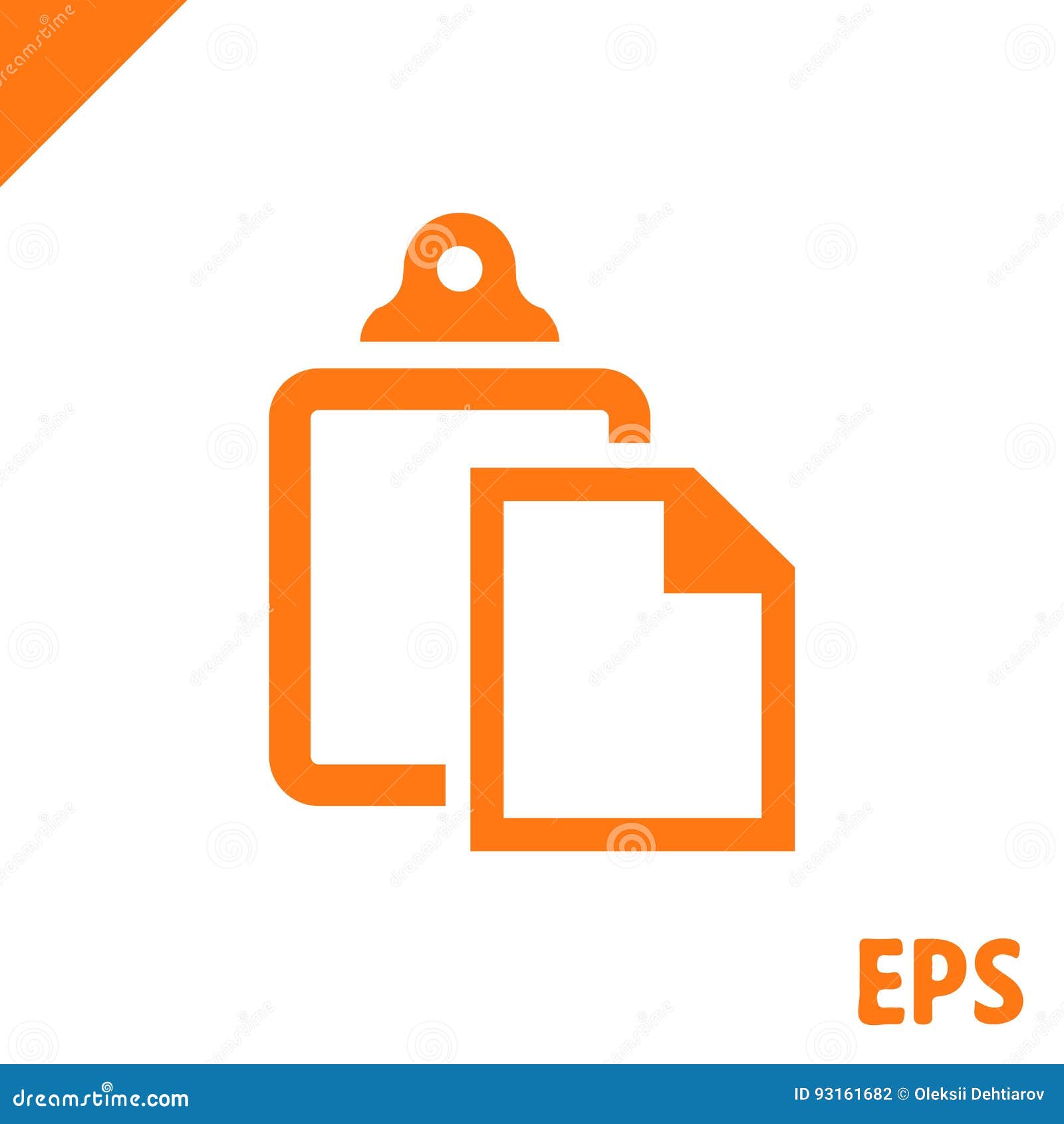 Paste Icon Stock Vector Illustration Flat Design Stock Vector ...