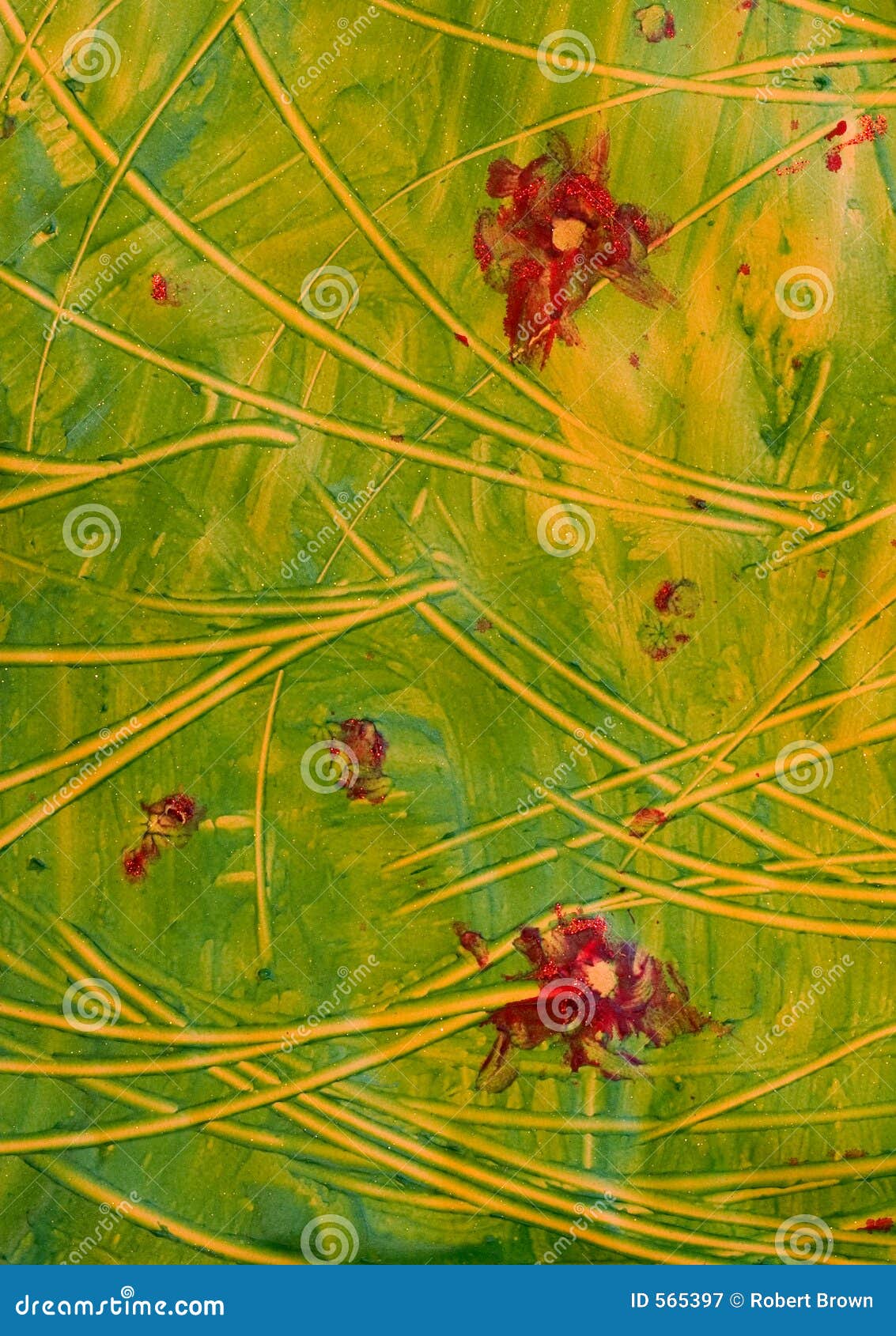 Paste Paper: Red Flowers stock image. Image of lush, canvas - 565397