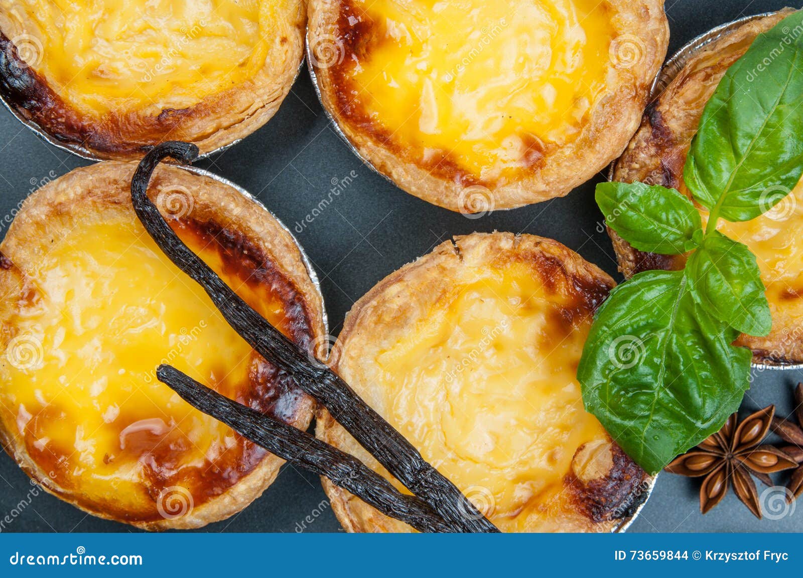 Pasteis de nata stock photo. Image of baked, nata, cuisine - 73659844