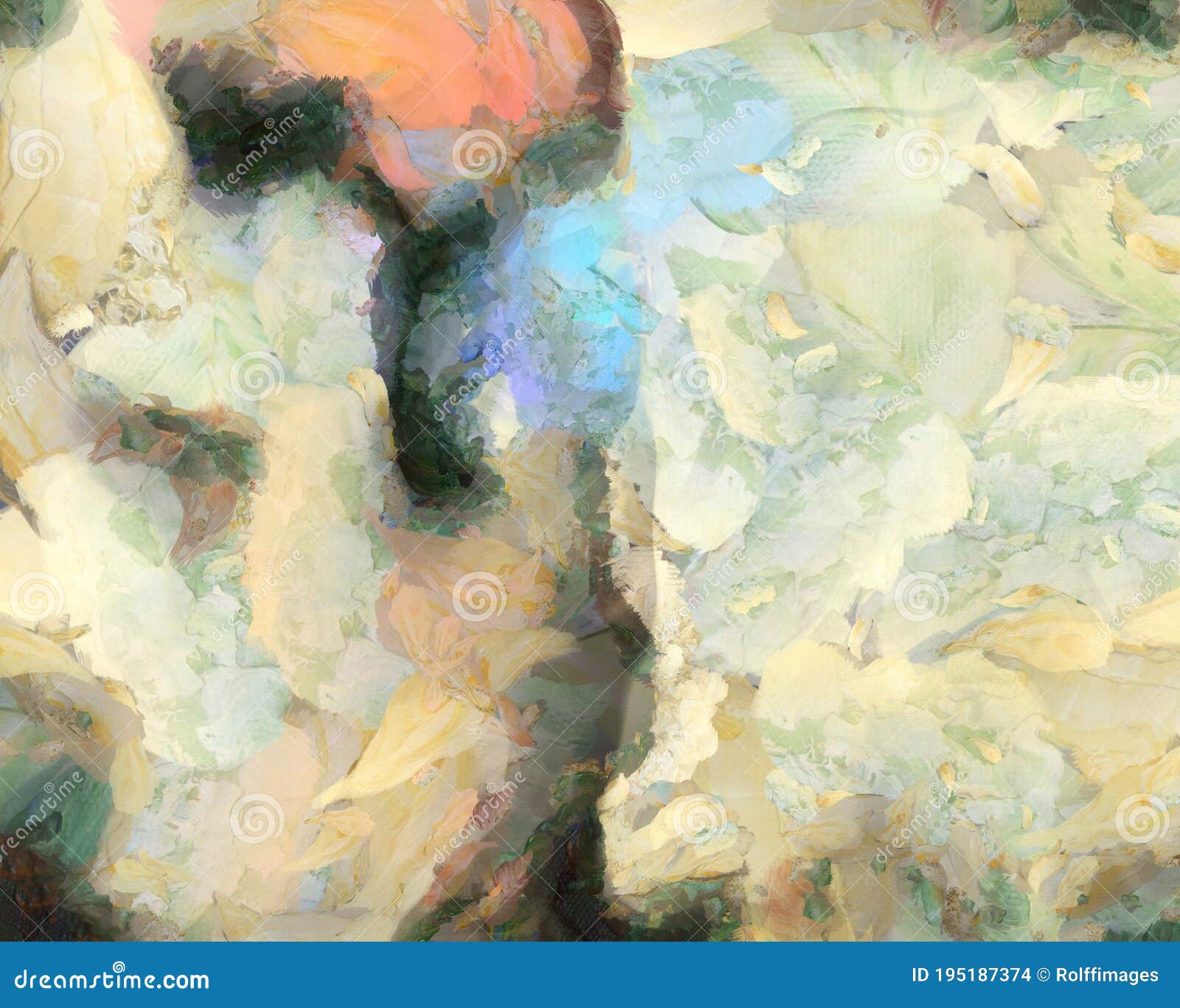 Pastel Abstract Painting stock illustration. Illustration of fluid ...