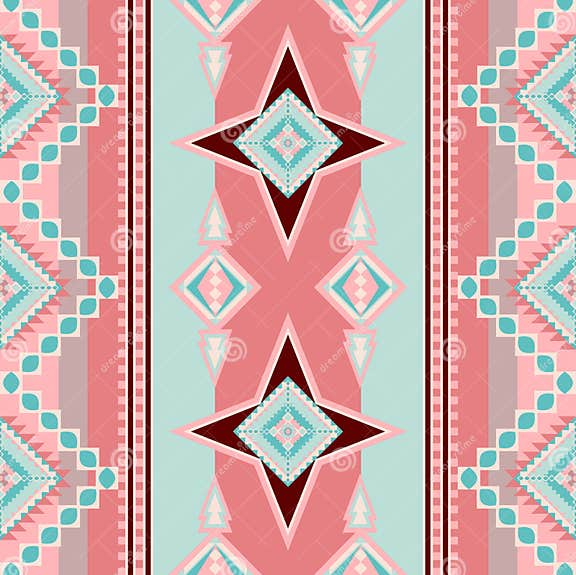 Pastel Aztec Impressions stock illustration. Illustration of pastel ...