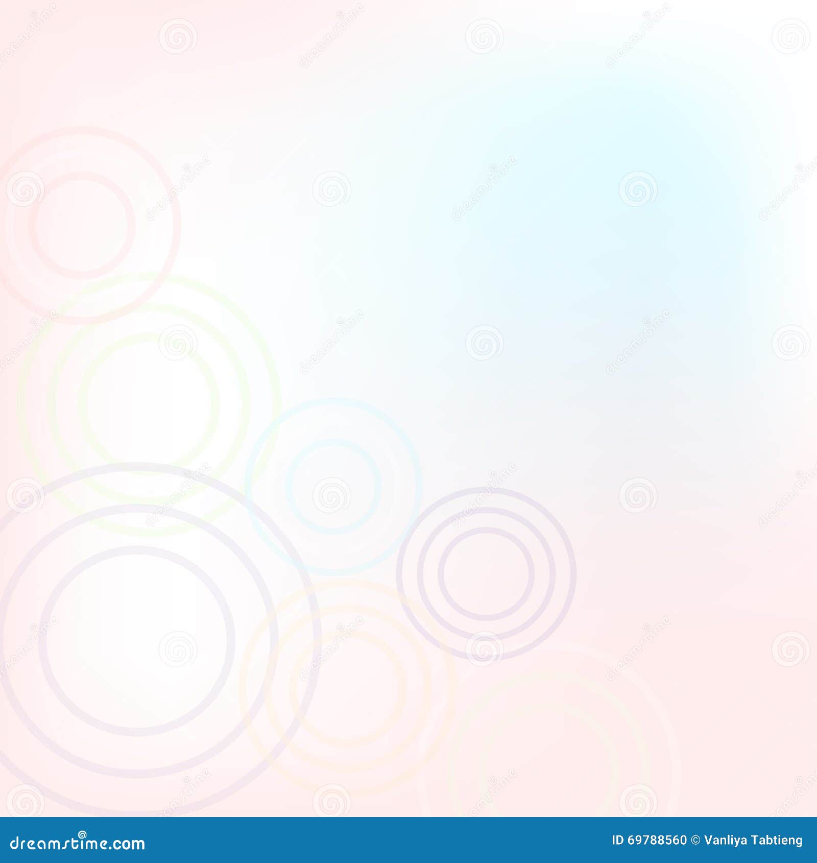 Pastel Background with Circles Stock Vector - Illustration of card ...