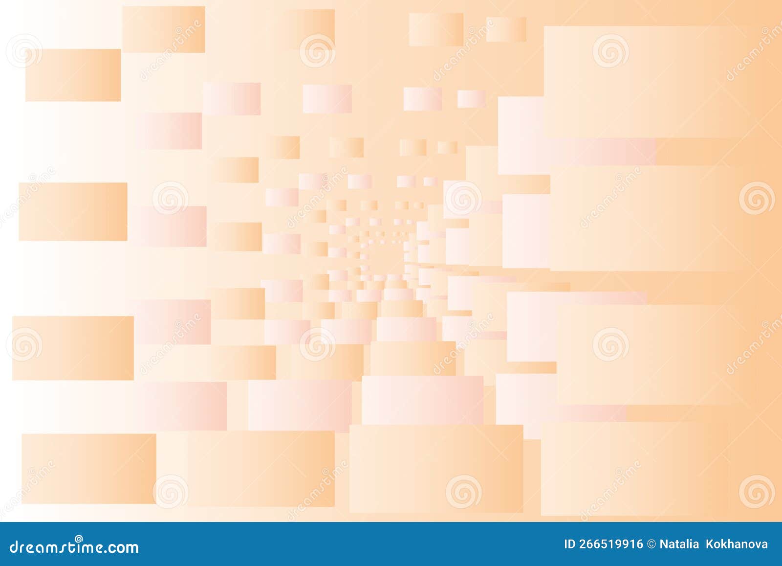 Pastel Background of Squares with Decreasing Perspective. Vector ...