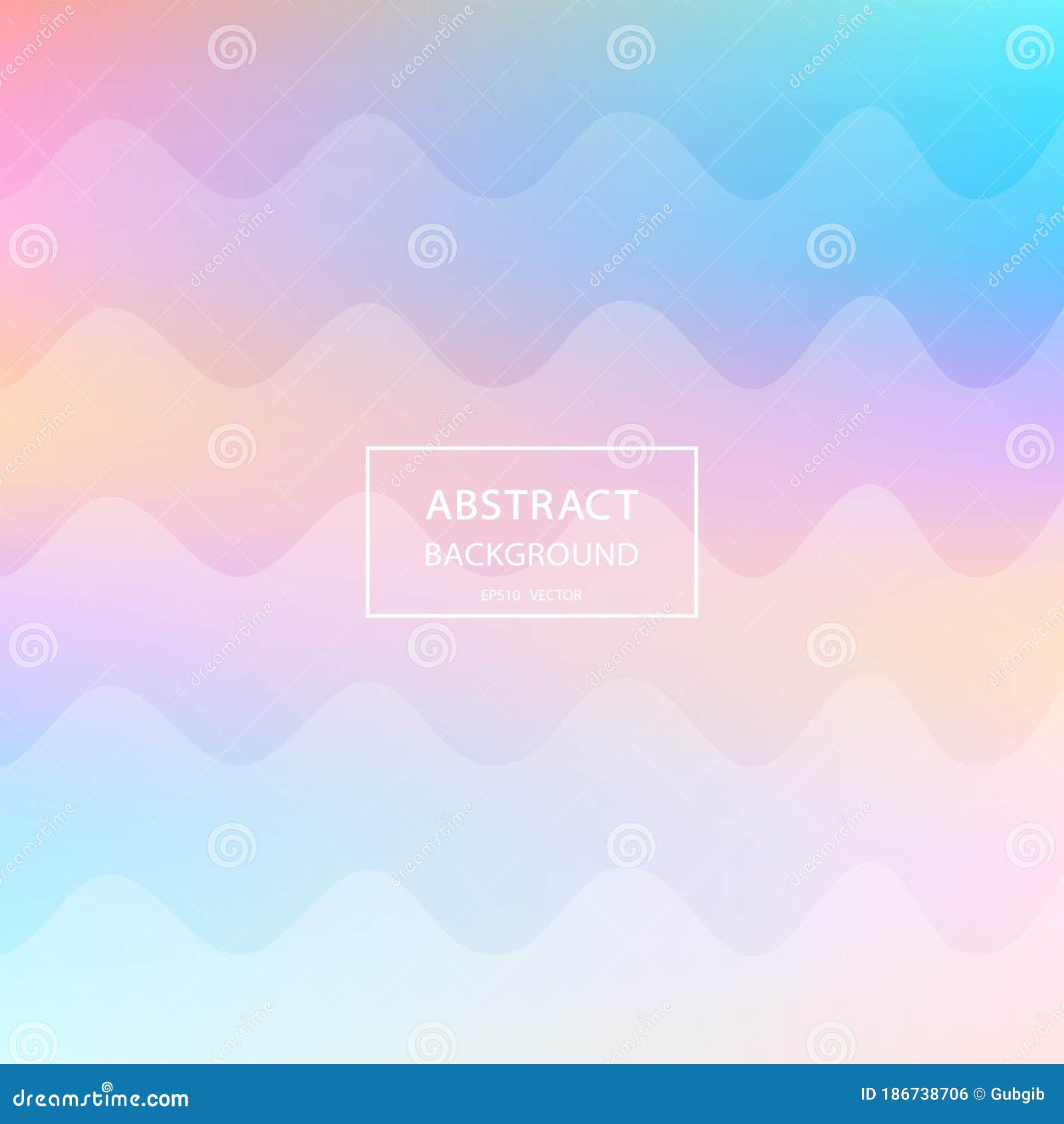 Pastel Background with Wavy Lines Pattern Stock Vector - Illustration ...
