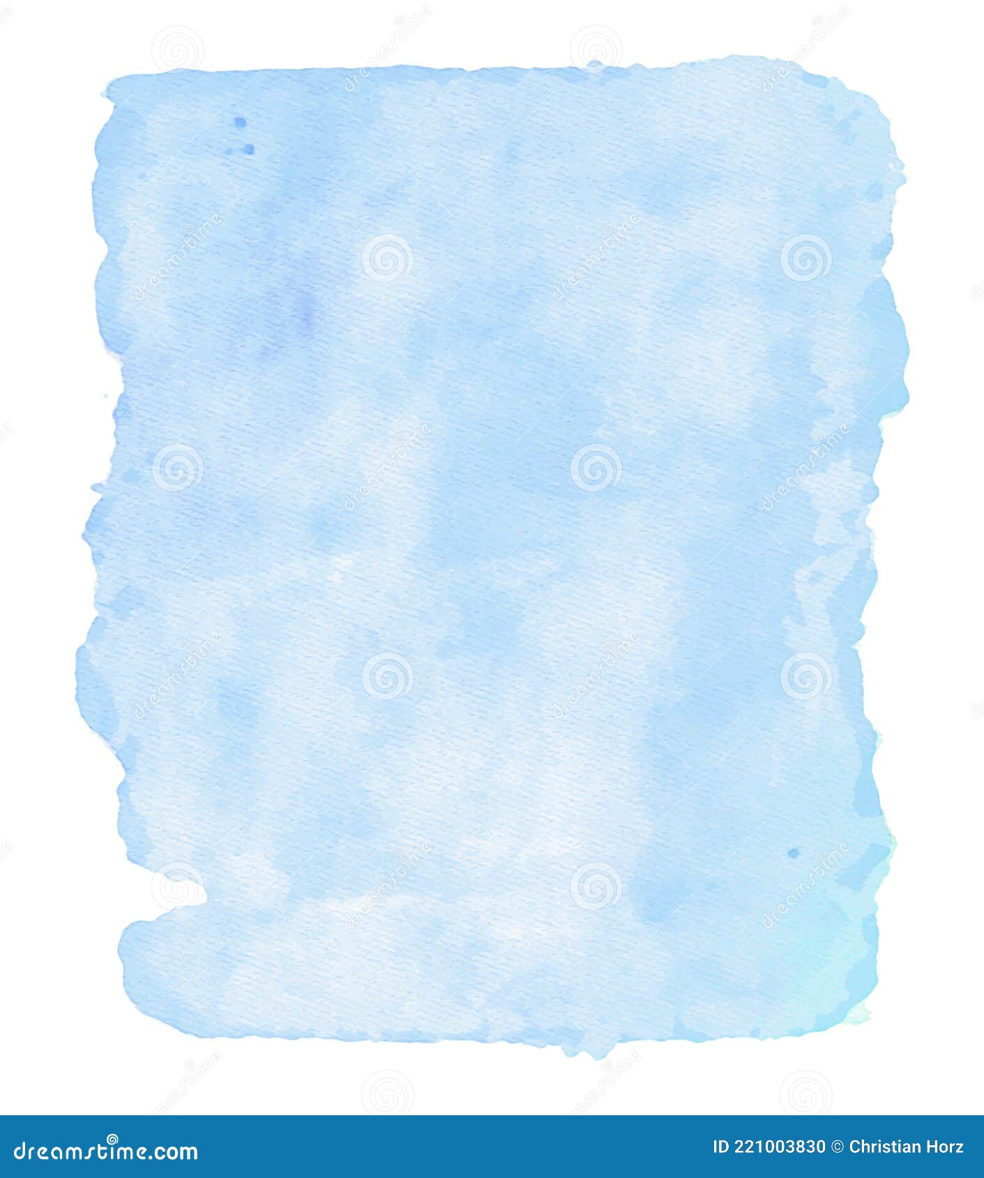 Pastel Blue Abstract Watercolor Background Stock Vector - Illustration ...