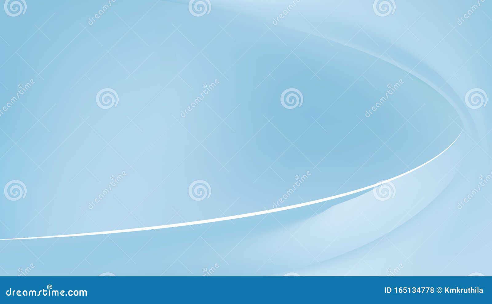 Pastel Blue Abstract Wave Background Template Vector Stock Vector ...