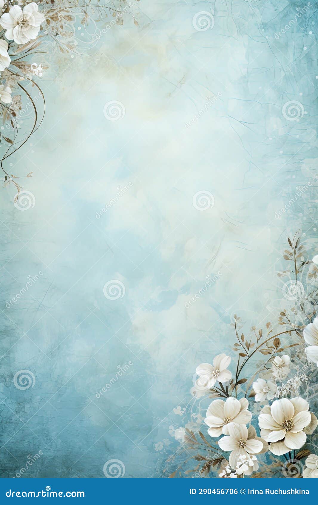 Pastel Blue Background for the Design. Design of Postcards, Albums ...