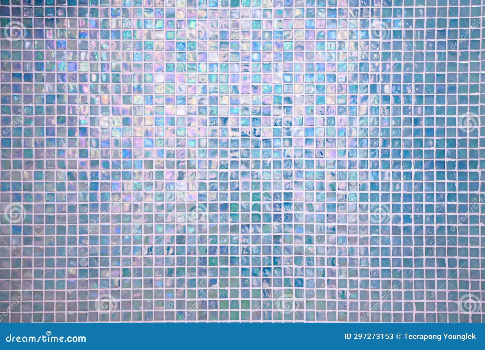 Pastel Blue Mosaic Texture Background, Decorative Tile Wall Stock Image ...