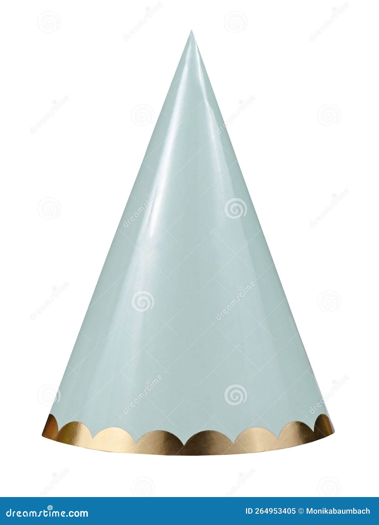 Pastel Blue Paper Party Hat Stock Image - Image of culture, anniversary ...