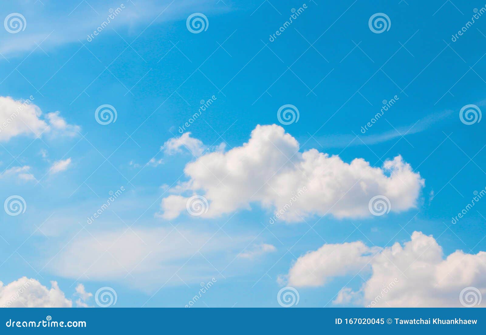 Pastel Blue Sky and Clouds Beautiful Stock Image - Image of texture ...