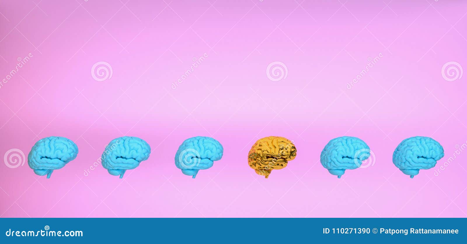 Pastel Brain.3d Rendering. 3d Illustration Stock Illustration ...