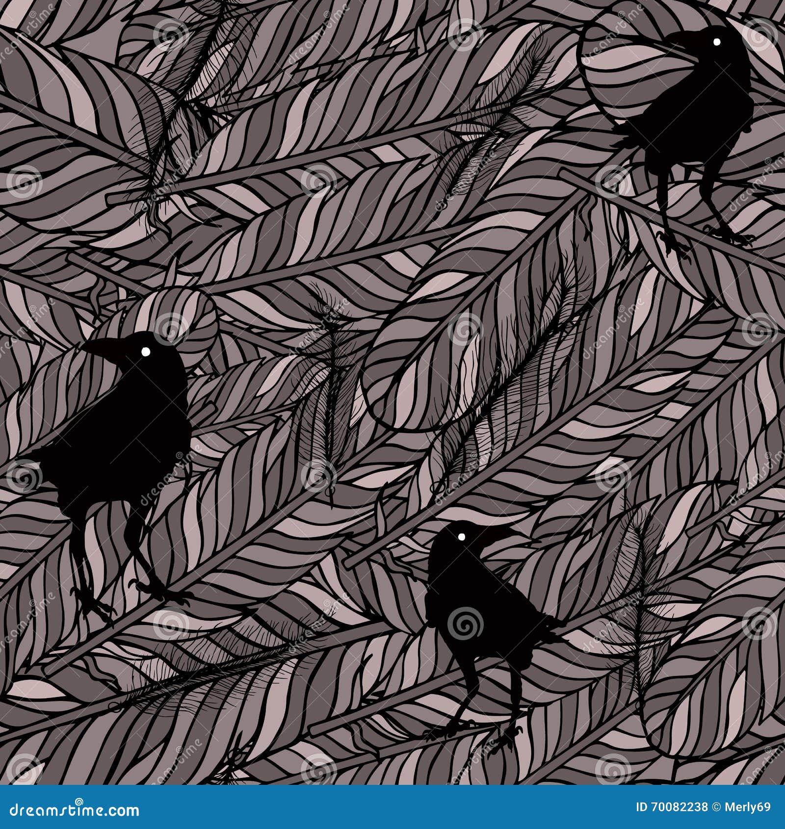 Ravens Drawing Royalty-Free Illustration | CartoonDealer.com #112702029