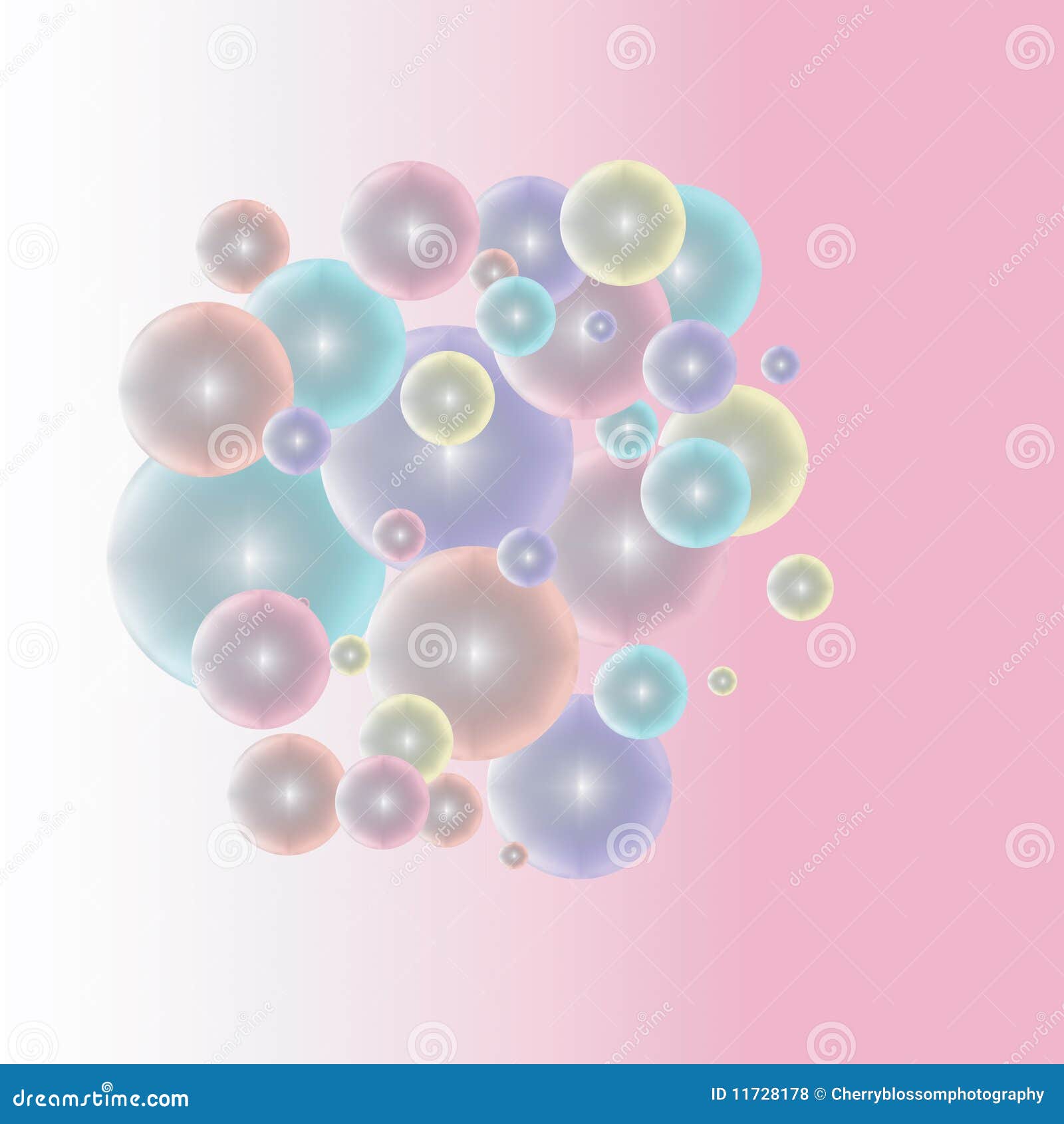 Pastel Bubbles stock illustration. Illustration of pretty - 11728178