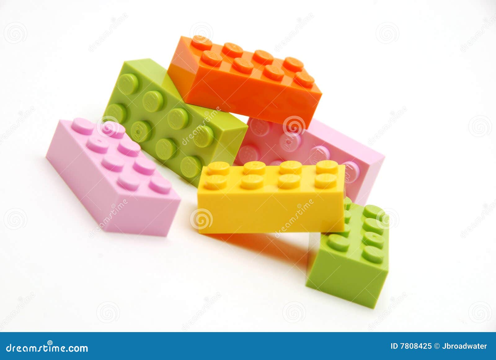Pastel building blocks stock image. Image of scatter, scattered - 7808425