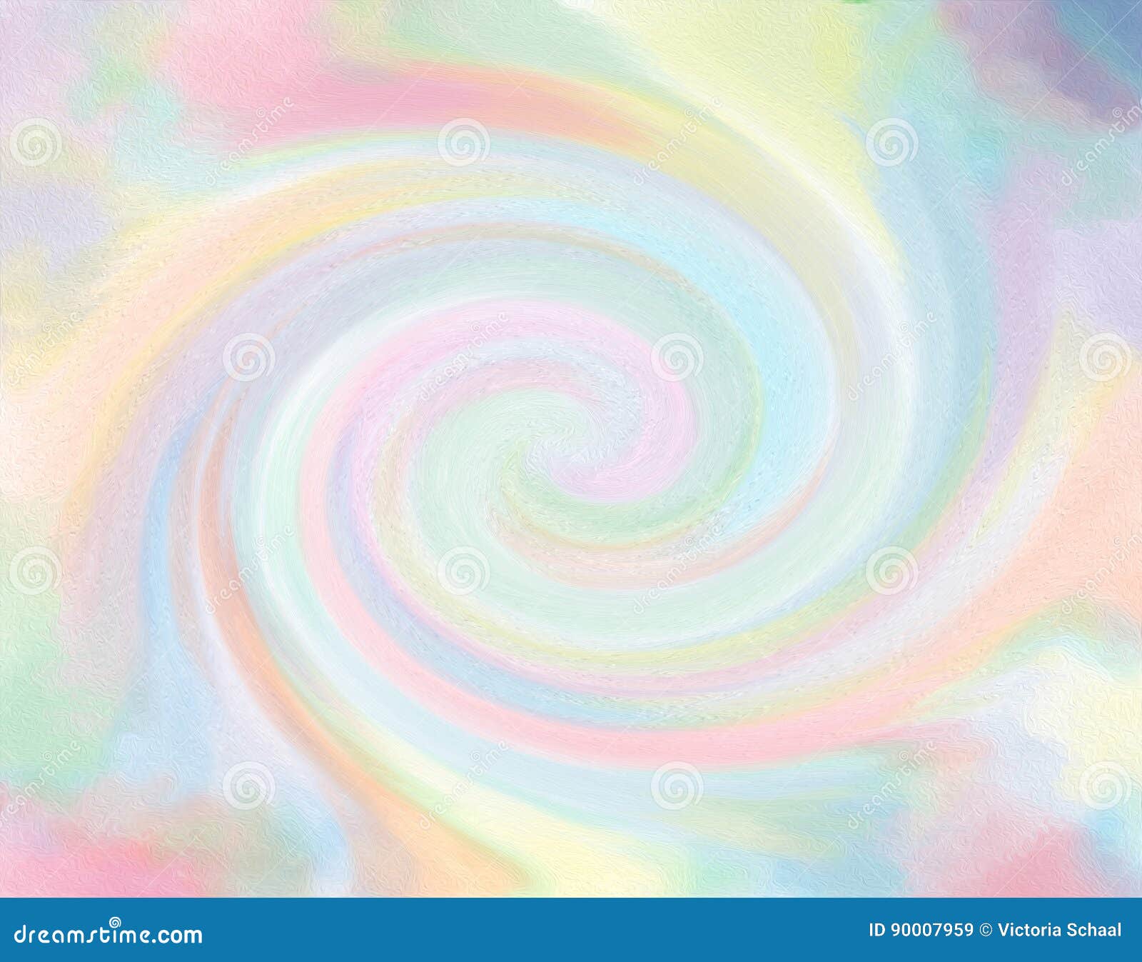 Pastel Candy Coloured Vertigo Stock Illustration - Illustration of ...