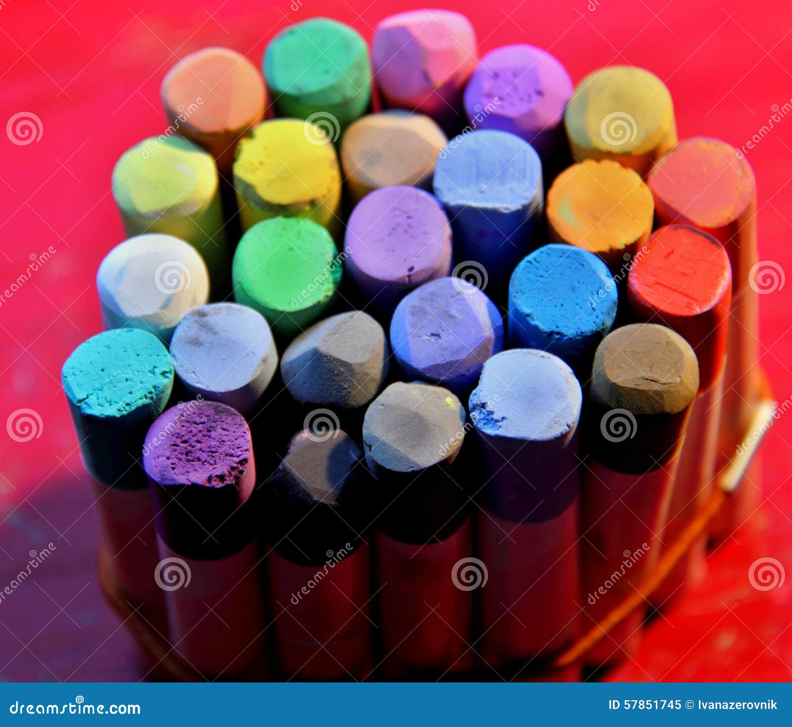 Pastel chalks stock image. Image of artists, background - 57851745