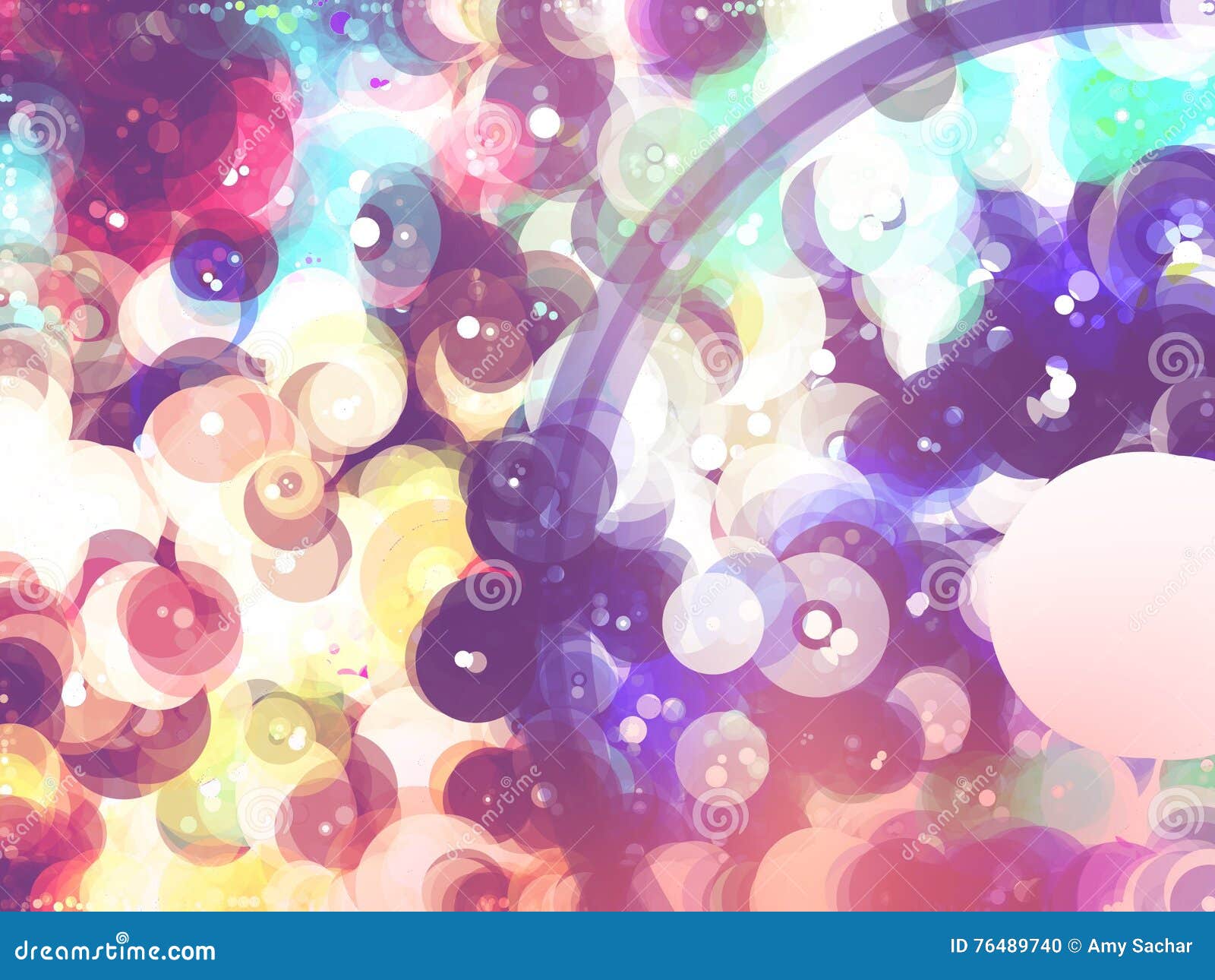 Pastel Circle Abstract Background Stock Illustration - Illustration of ...