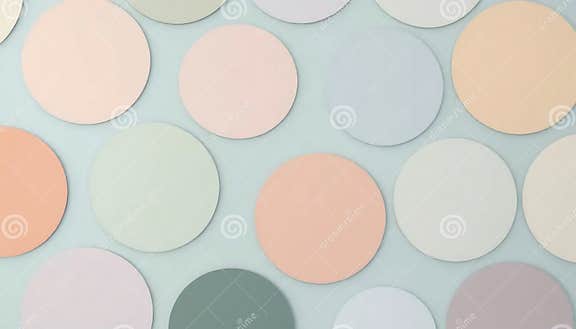 Pastel Circle Background: Soft Color Palette for Design Inspiration ...