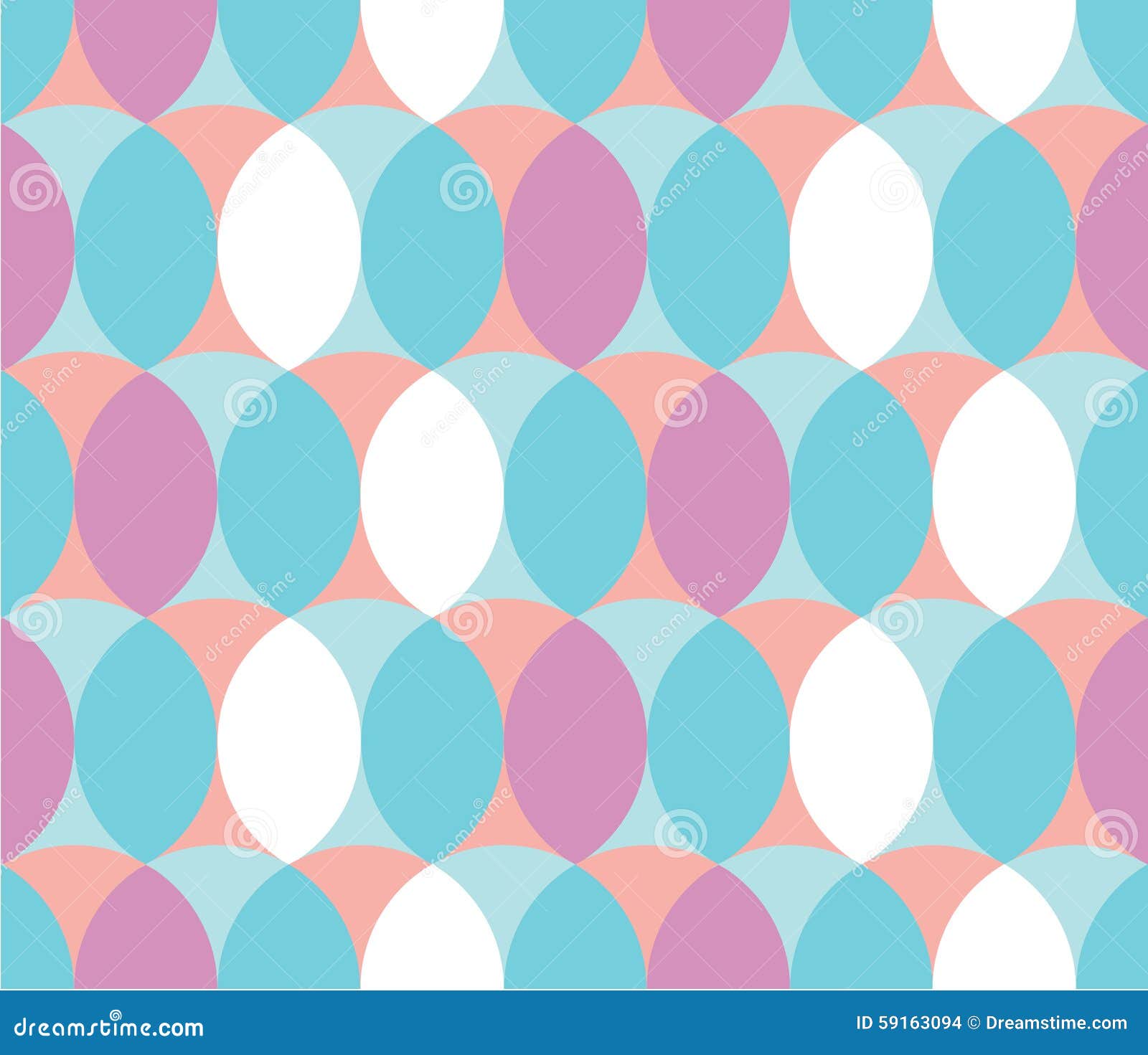 Pastel Circle Pattern stock vector. Illustration of curve - 59163094