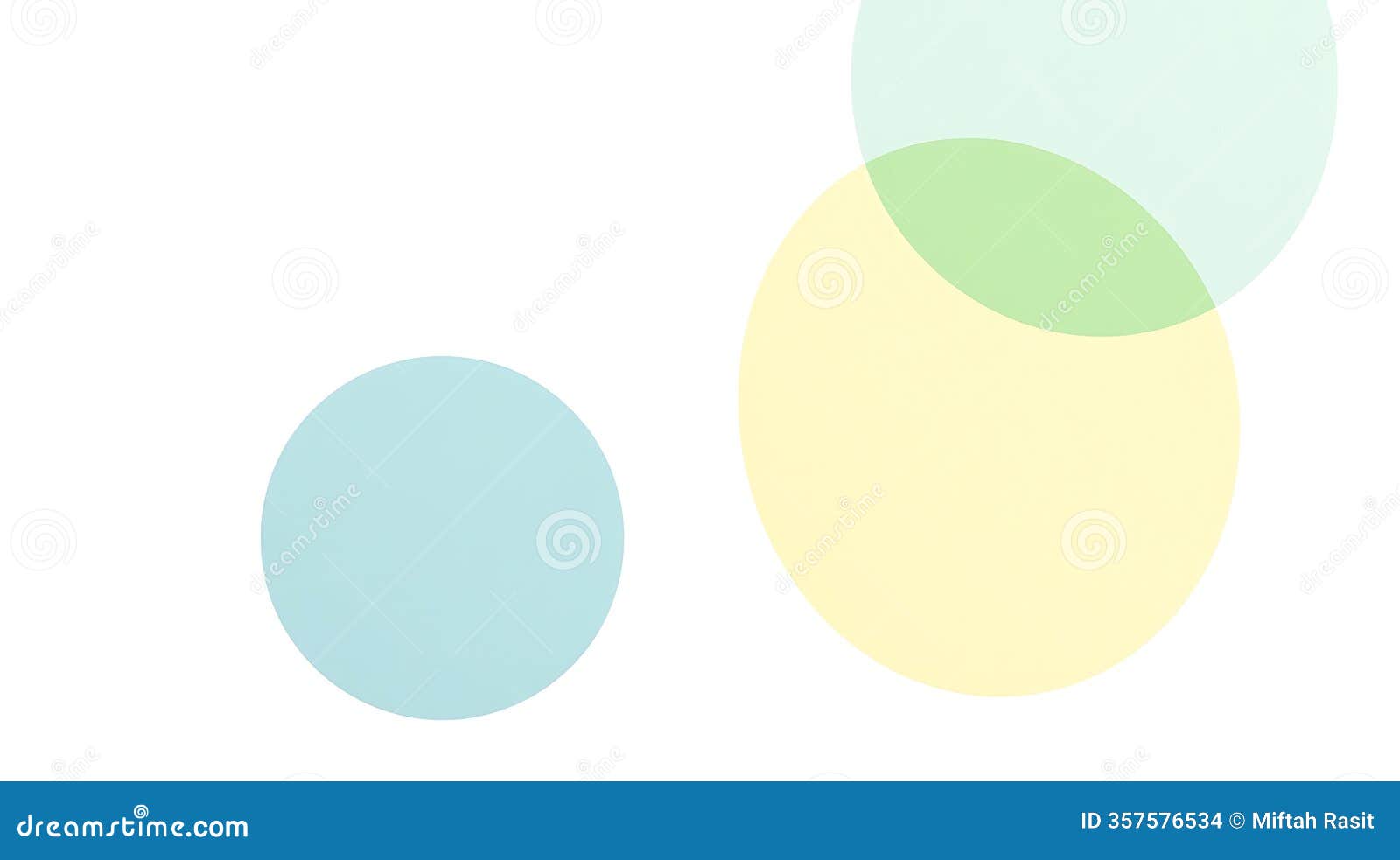 Pastel Circles Abstract Design Composition Stock Illustration ...