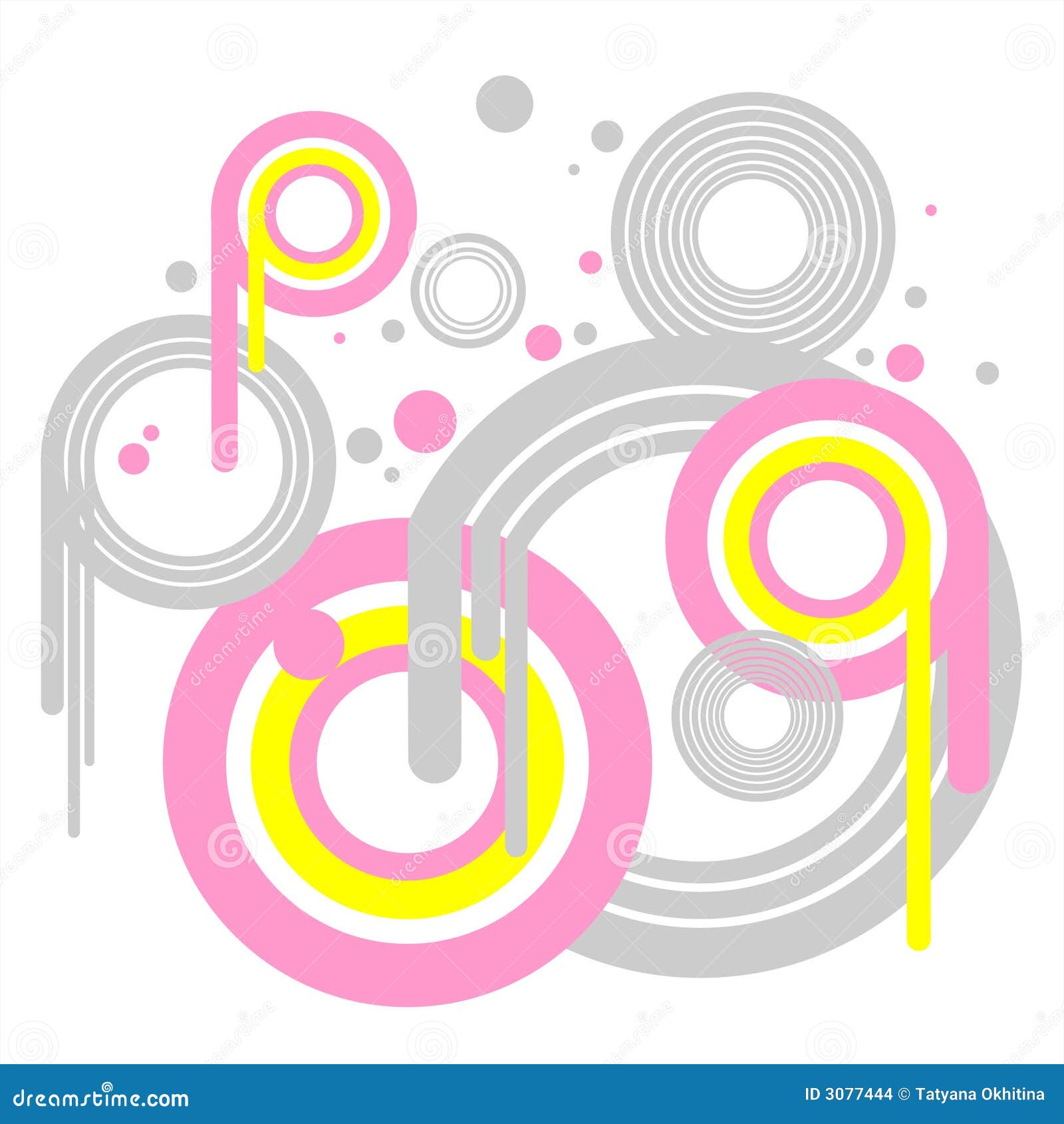 Pastel Circles Background Stock Images - Image: 3077444