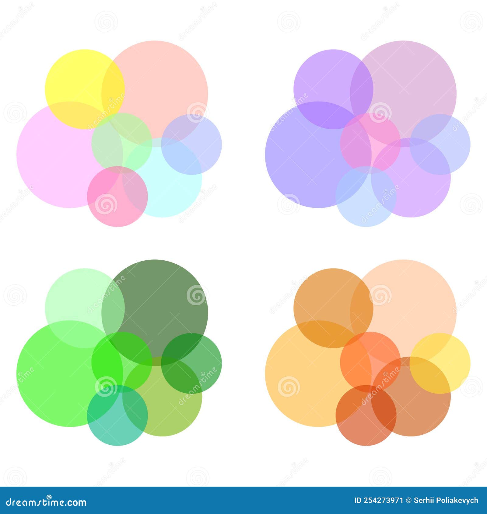 Pastel Circles. Vector Illustration. Stock Image Stock Vector ...