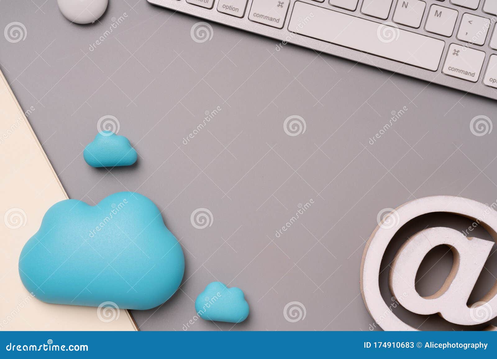 Pastel Cloud Technology on Colorful & Creative Background for Global ...