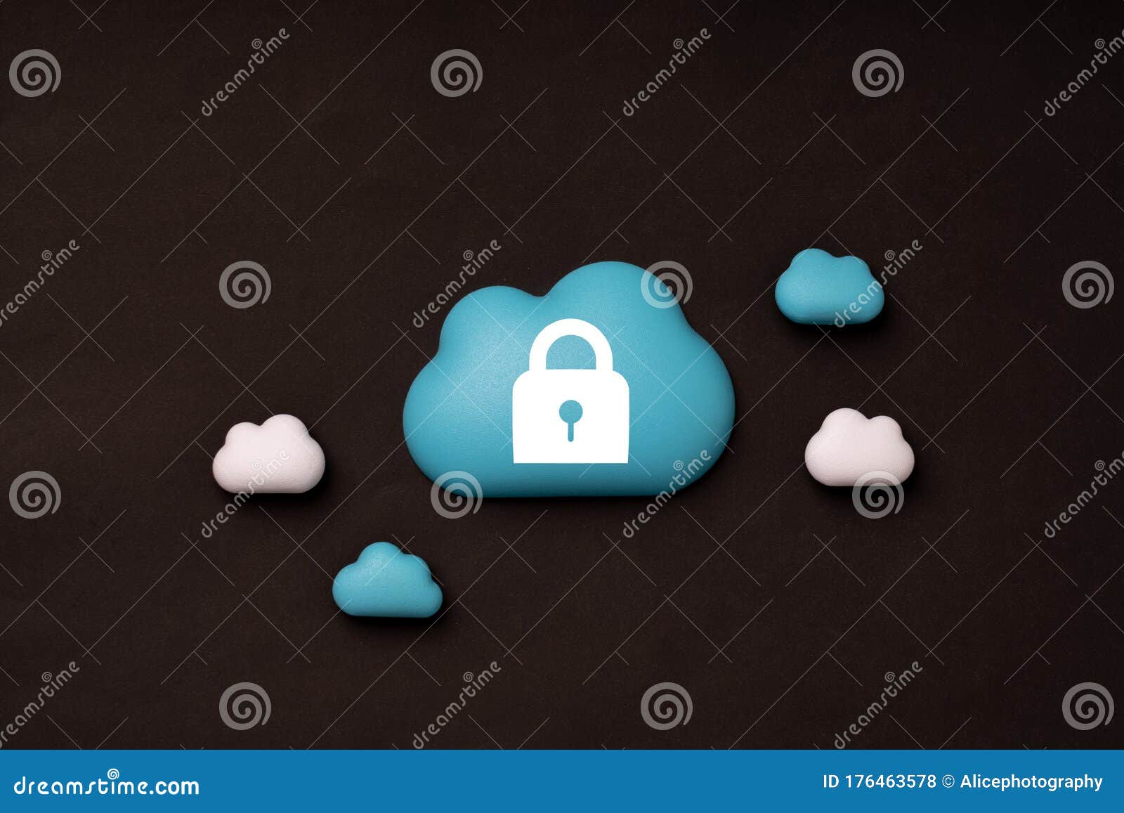 Pastel Cloud Technology on Colorful & Creative Background for Global ...