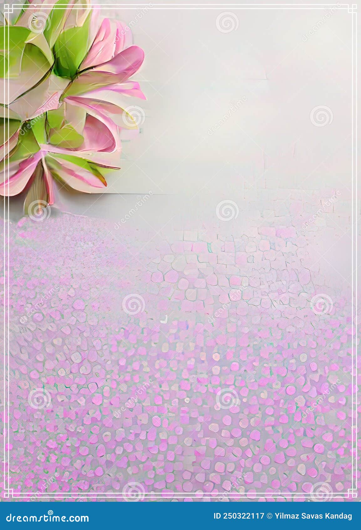 Pastel Color Background Frame Pattern Stock Illustration - Illustration ...