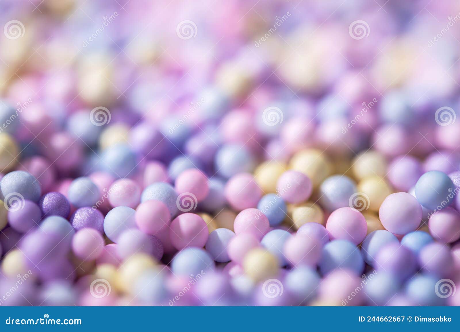 Pastel Color Balls Circle on a Background Stock Image - Image of ...