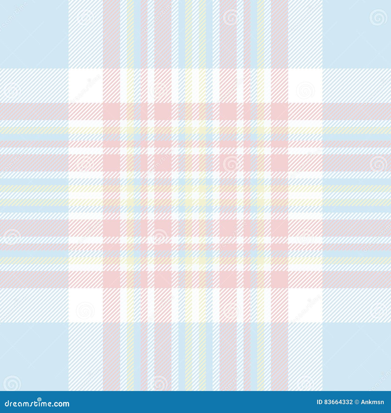 Pastel Color Check Fabric Texture Seamless Pattern Vector Illustration ...