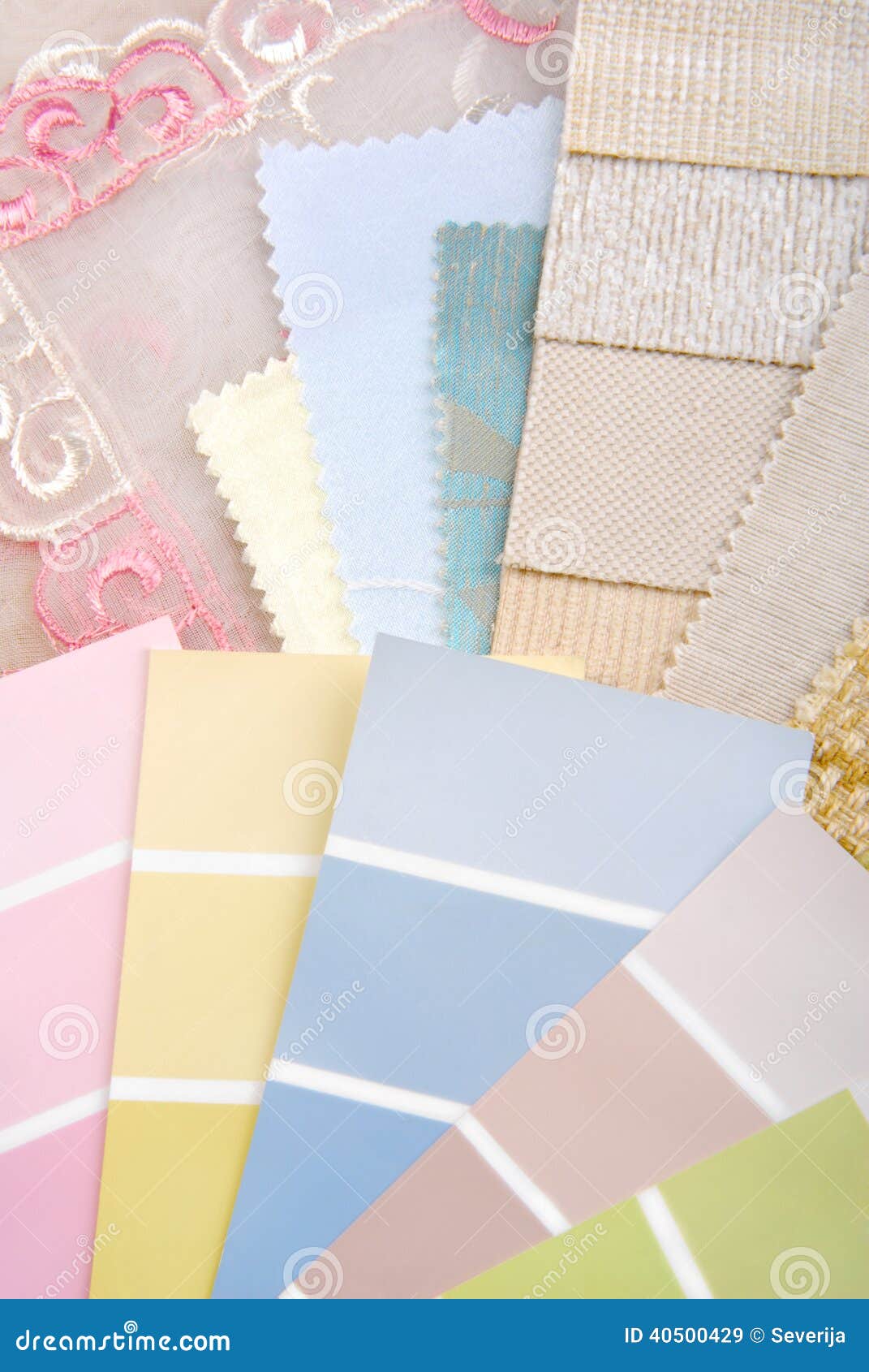 Pastel Color Design Selection Stock Image - Image of home, bedroom ...