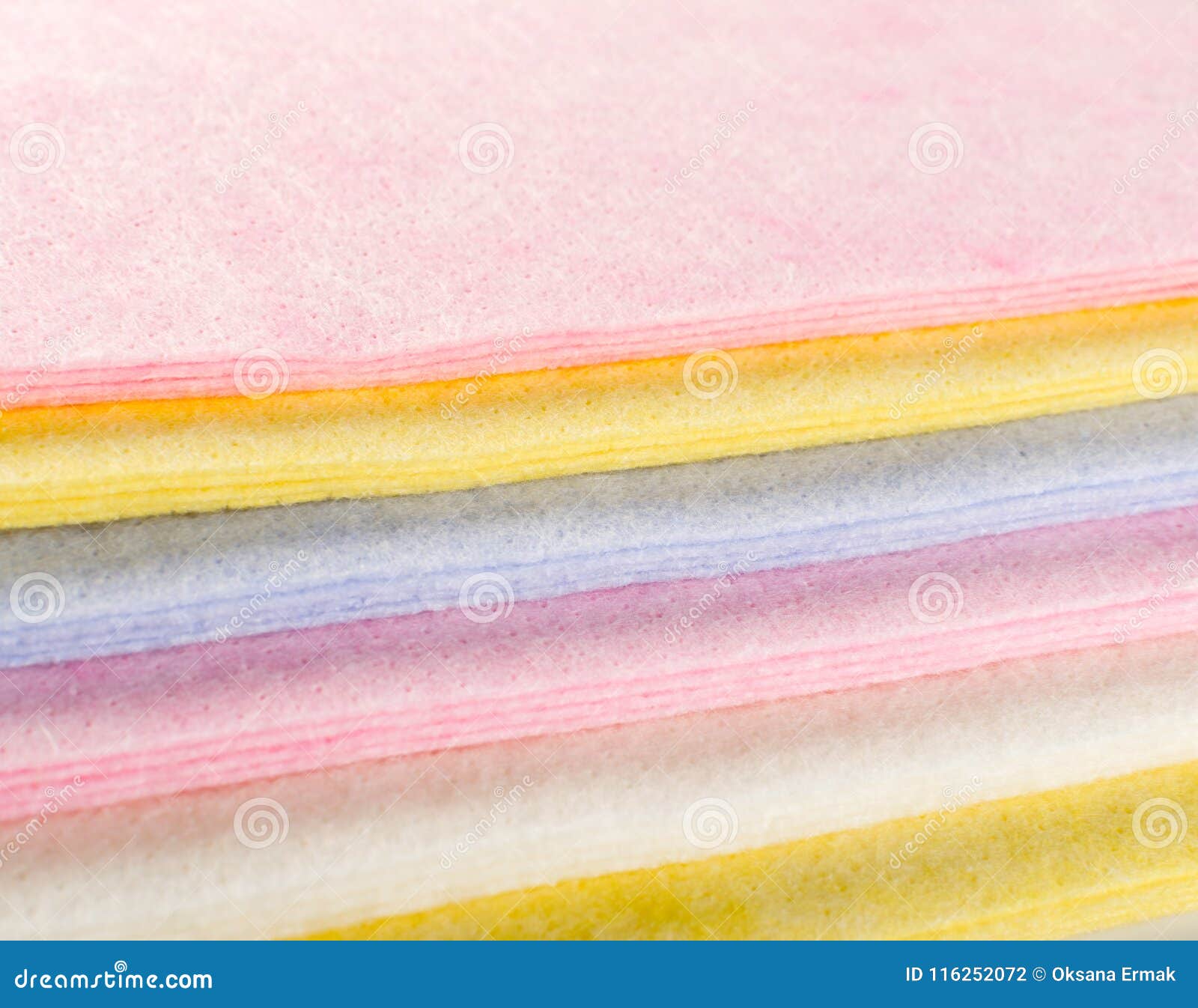 Pastel Color Fabric Pattern Stock Photo - Image of cleaning, domestic ...