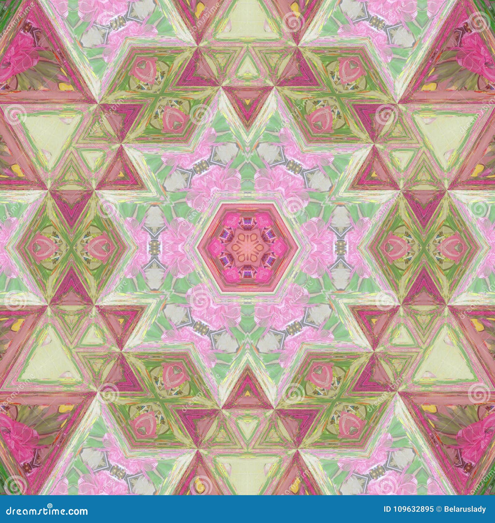 Pastel Color Mosiac Glass Geometric Pattern Stock Image - Image of ...