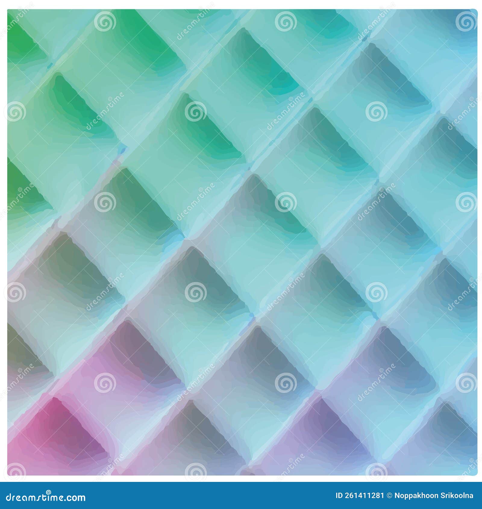 Pastel Color Rhombus Pattern Background Stock Illustration ...