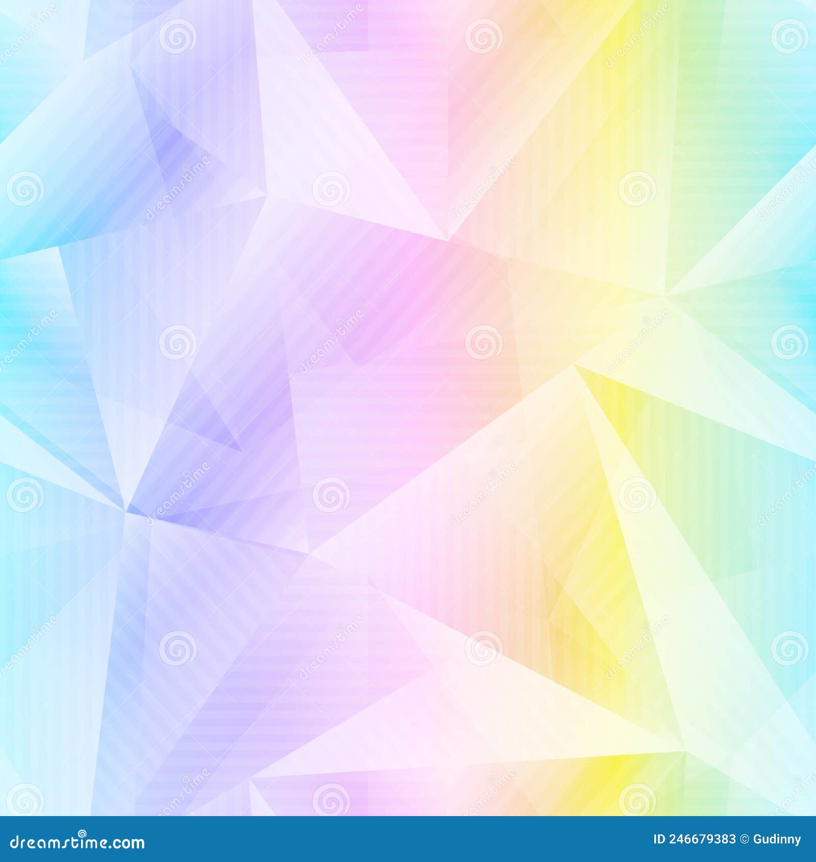 Pastel Color Triangle Geometric Pattern Stock Vector - Illustration of ...