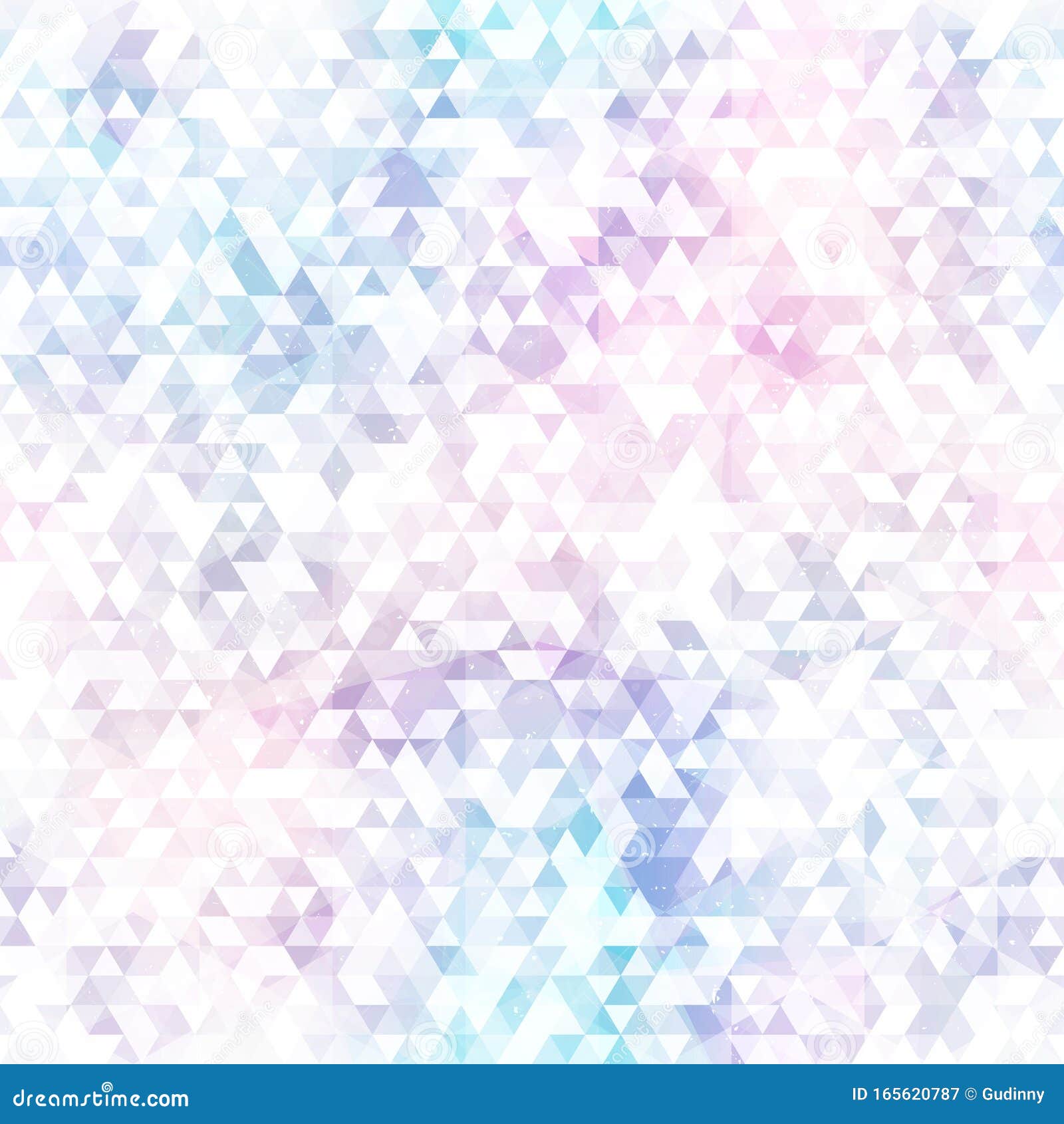 Pastel Color Triangle Seamless Pattern Stock Vector - Illustration of ...