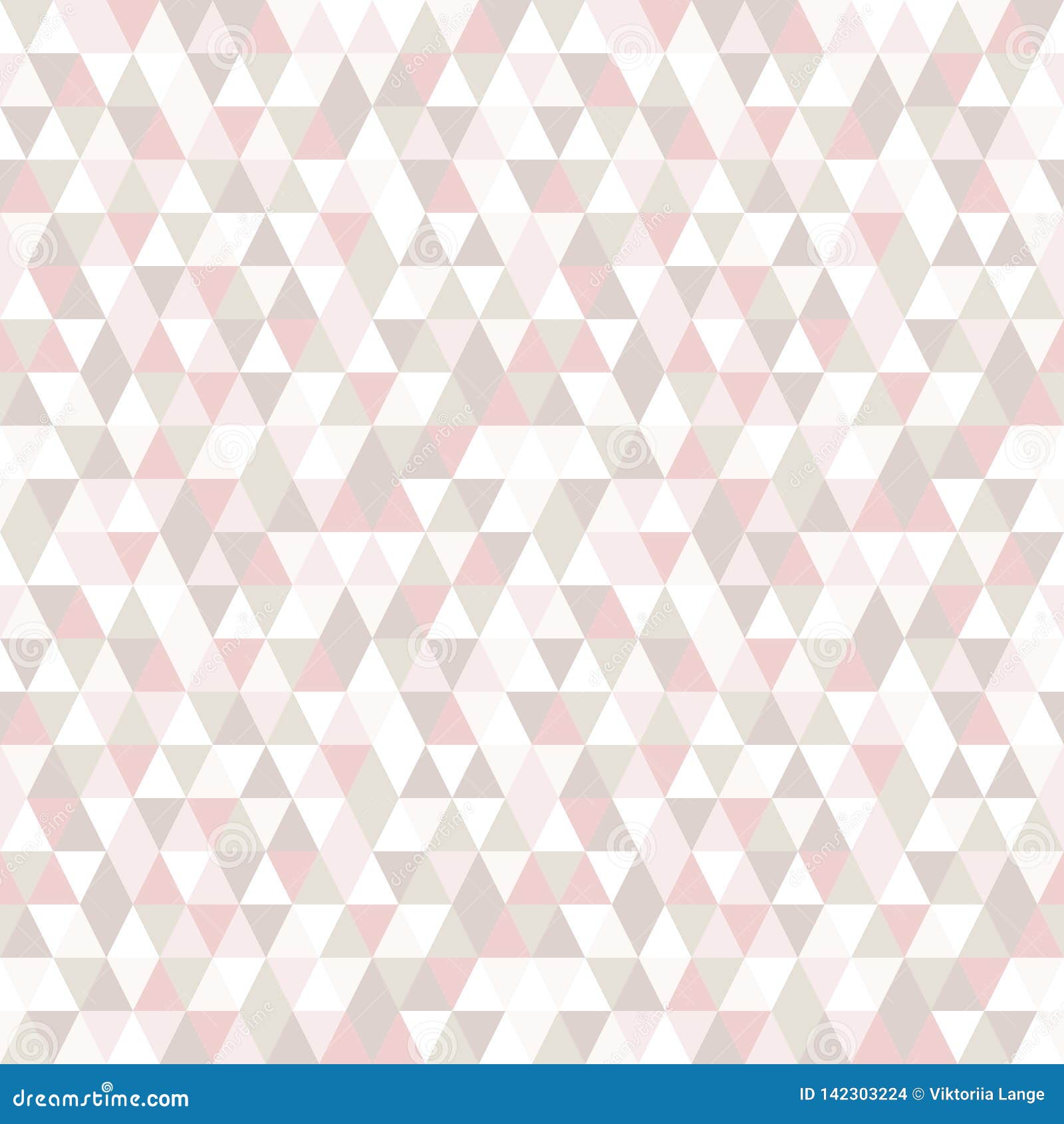 Pastel Color Triangle Seamless Pattern. Stock Illustration ...
